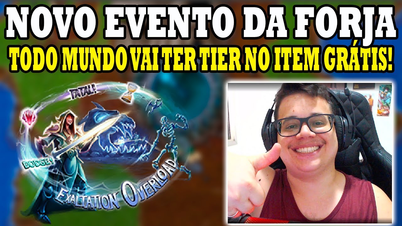 Tibia - Novo Evento da Forja, Todo mundo com Tier nos itens Grátis! - YouTube