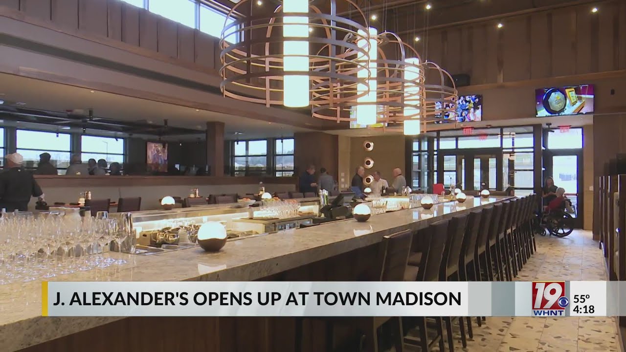 J. Alexander's Opens Up At Town Madison - YouTube