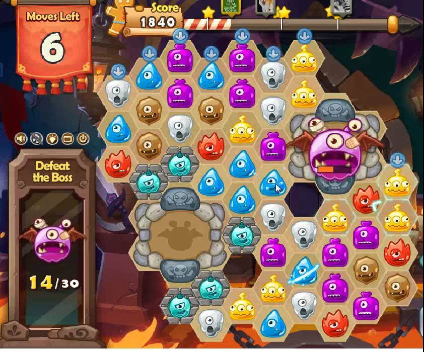 Monster Busters Hexa Blast Stage 424 - YouTube