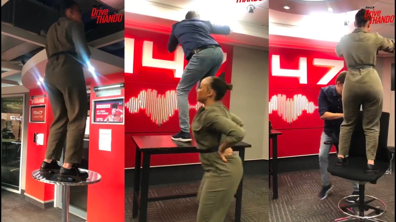 The 947 Drive with Thando crew take part in the Umlando challenge - YouTube
