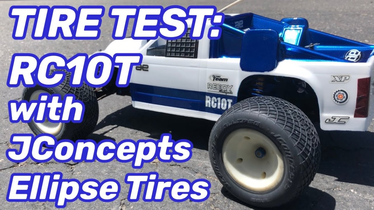 Tire Test: RC10T with JConcepts Ellipse Tires - YouTube