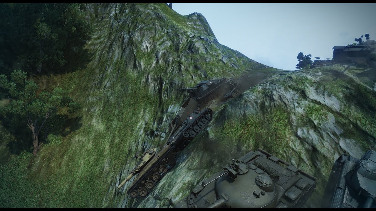 World of Tanks cliff jump at dragon ridge - YouTube