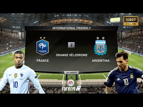 FIFA 19 | France vs Argentina | PC Gameplay | 1080p HD
