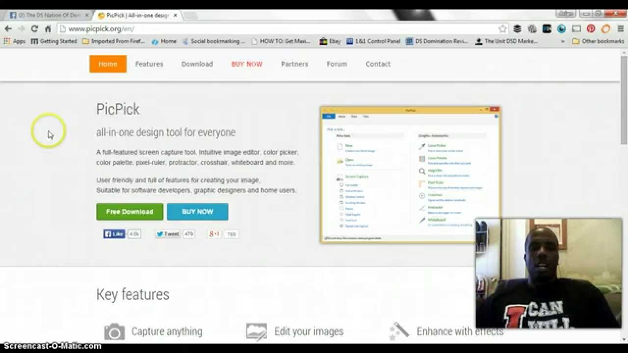 How To Do A Screenshot Using PicPick - YouTube