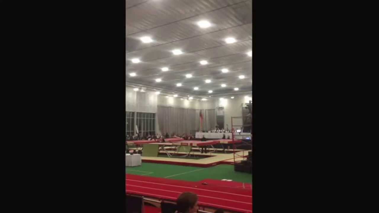 Sam Sendel Trampoline Bail - 4 triples attempt. - YouTube
