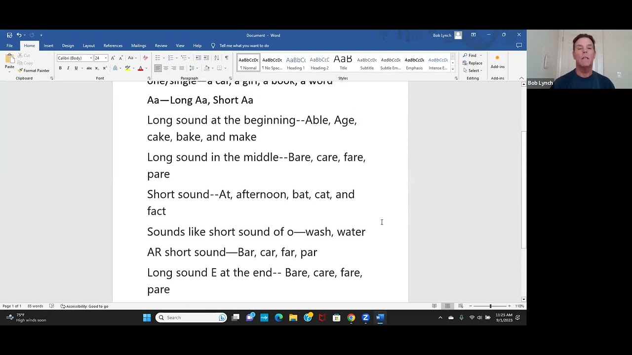 How To Use The Letter A - YouTube