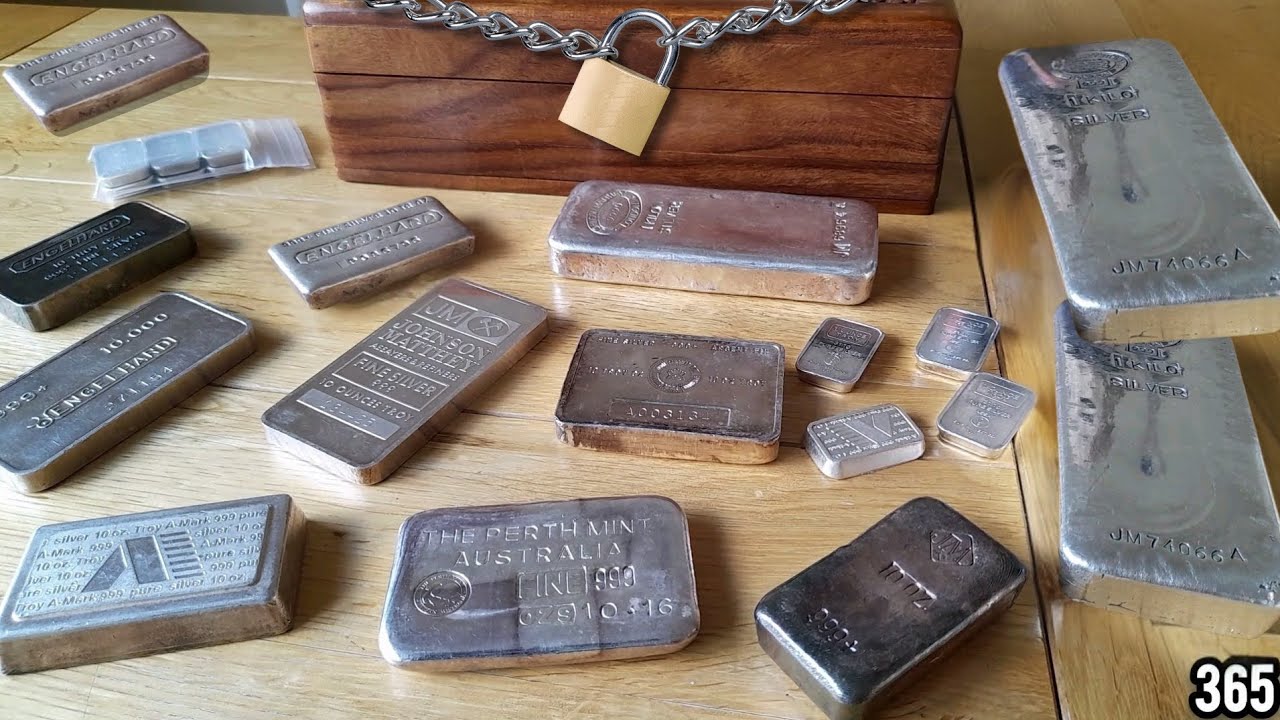 Revealing My Full 10oz Vintage Silver Bar Collection! - YouTube