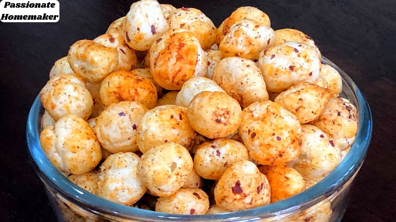 Makhana Snack Recipe-How To Roast Phool Makhana-Healthy Snack Recipe ...