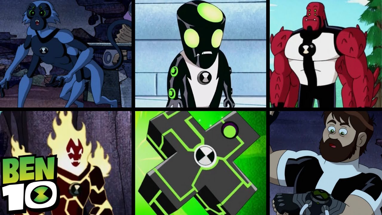 EVERY BEN 10K TRANSFORMATIONS IN REBOOT | BEN 10 - YouTube