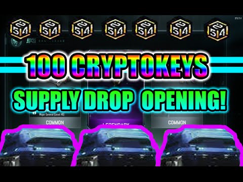 100 Cryptokey Case Opening!!! - YouTube