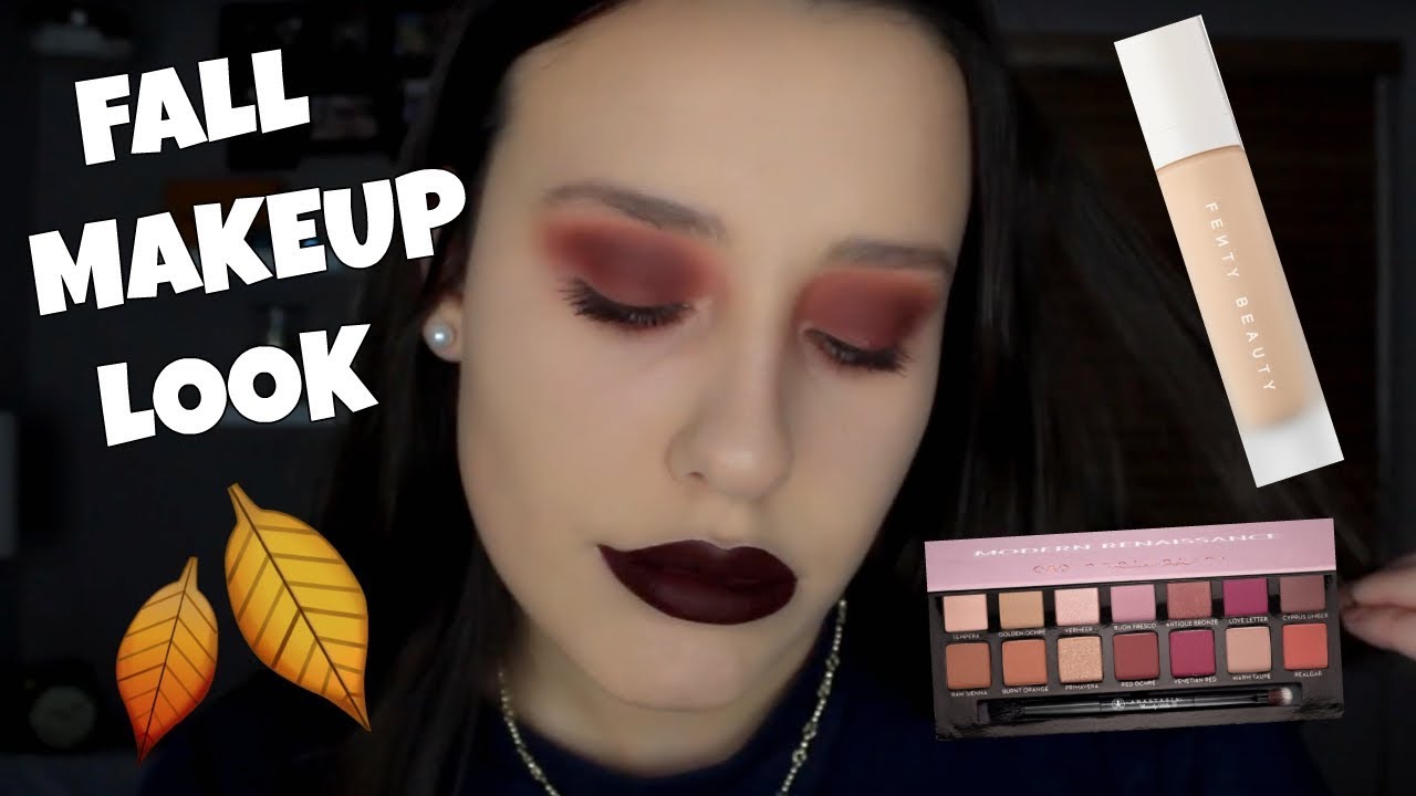 Vampy Fall Makeup - YouTube