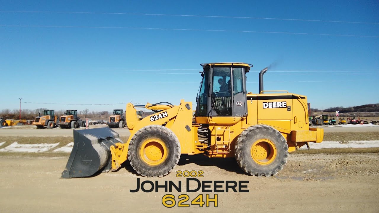 2002 John Deere 624H 02012401 - YouTube