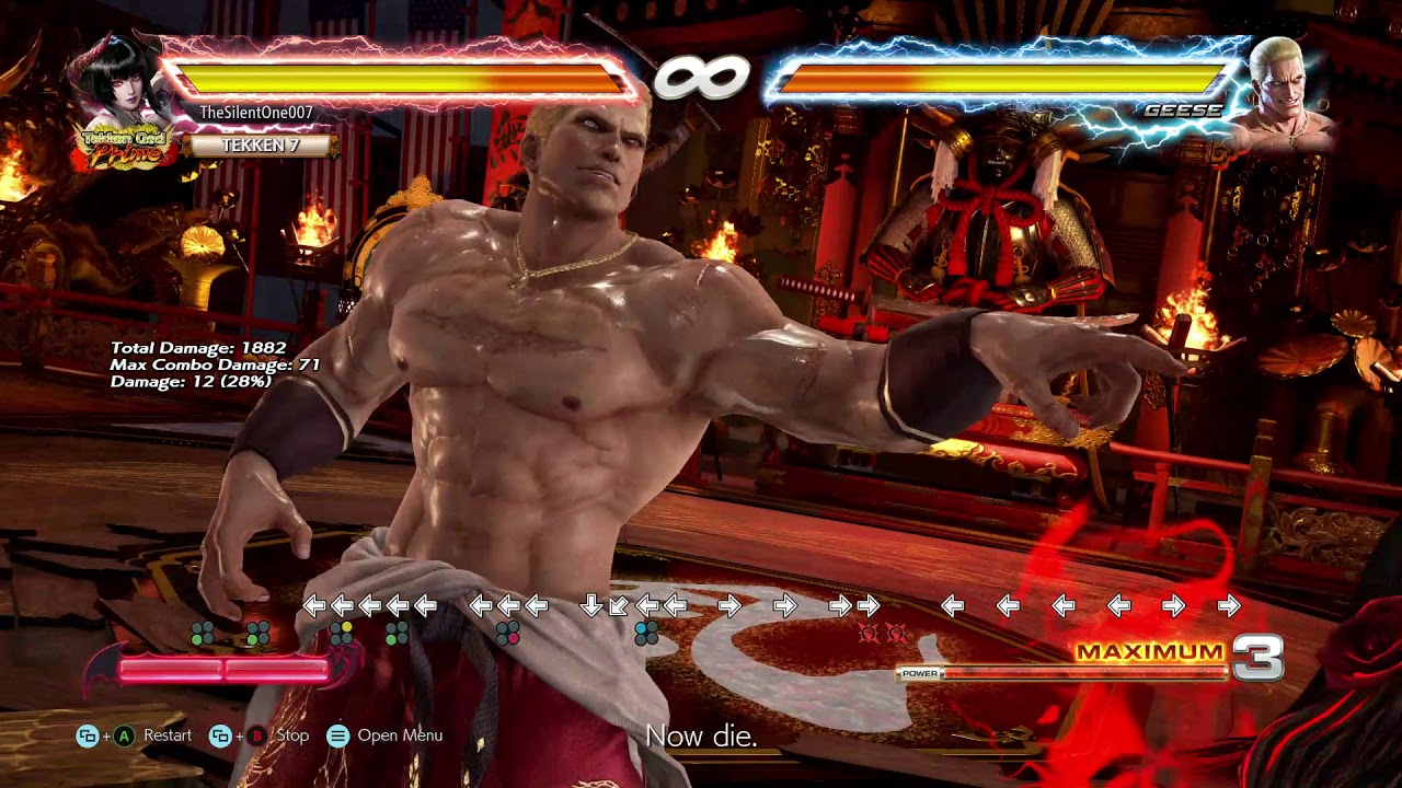TEKKEN 7 Eliza punishing Geese Howard Rage Art. - YouTube
