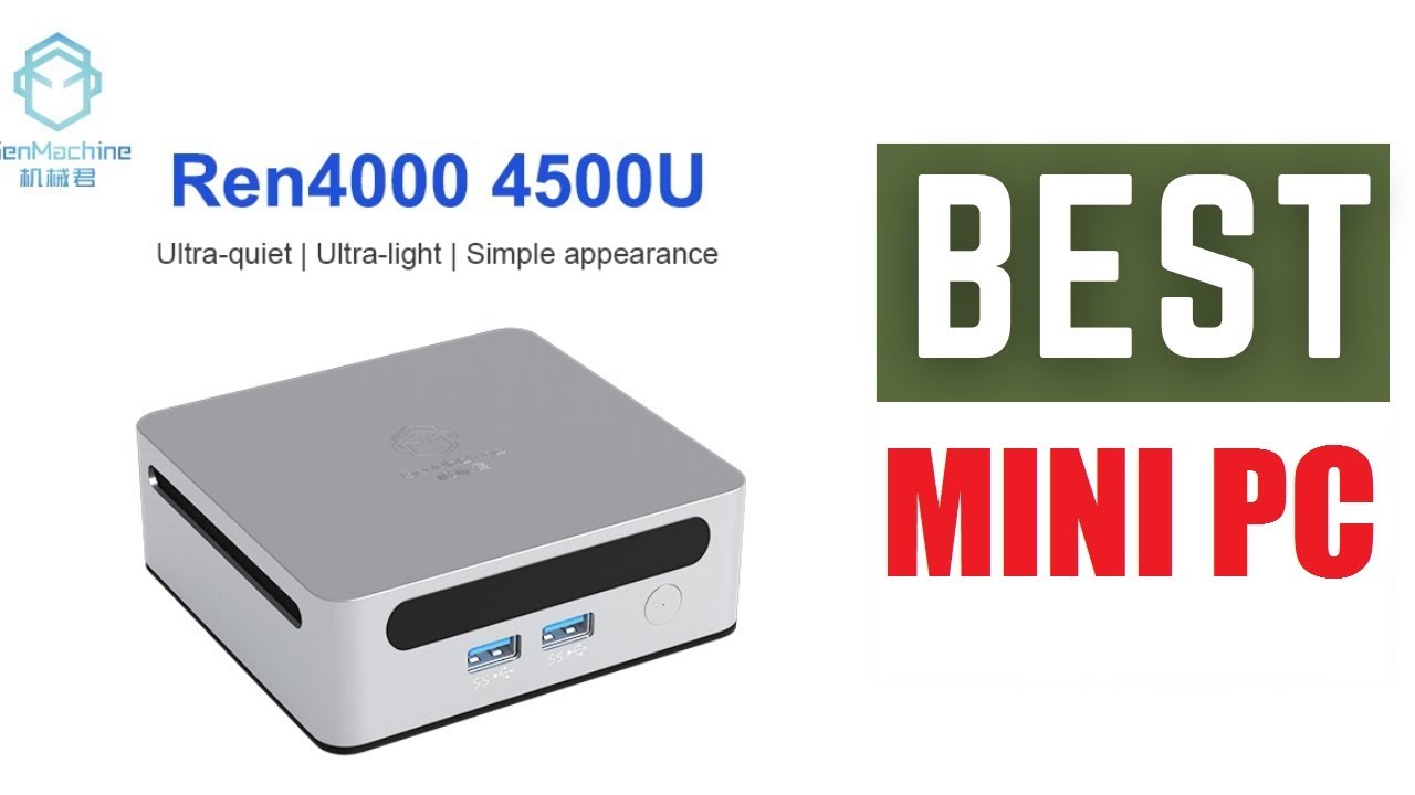 Best Mini PC - GenMachine Ren4000 4500U 1500MHZ GPU AMD Ryzen5 4500U ...