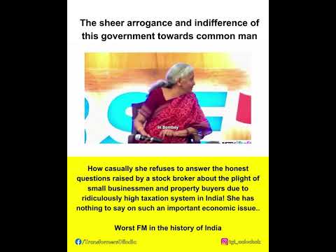 Nirmala Tai refuses to answer questions on ridiculously high taxation ...