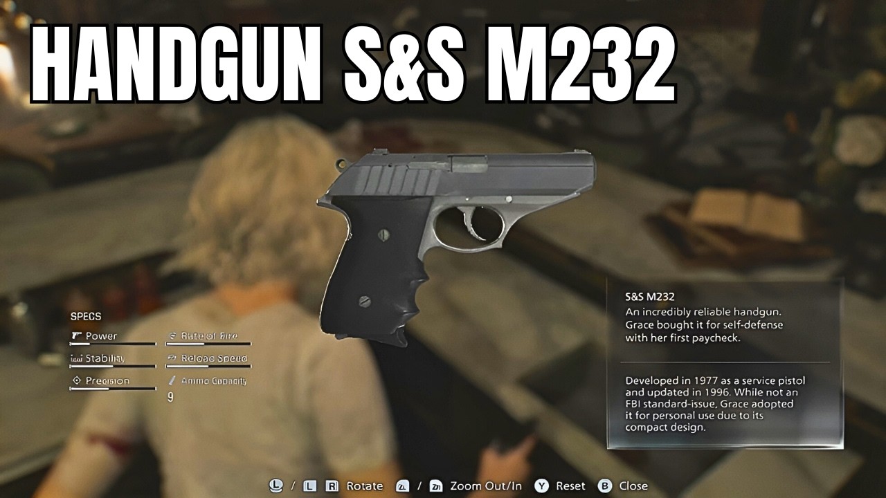 Finding Handgun S&S M232 – Resident Evil 9 Requiem | Grace Ashcroft ...
