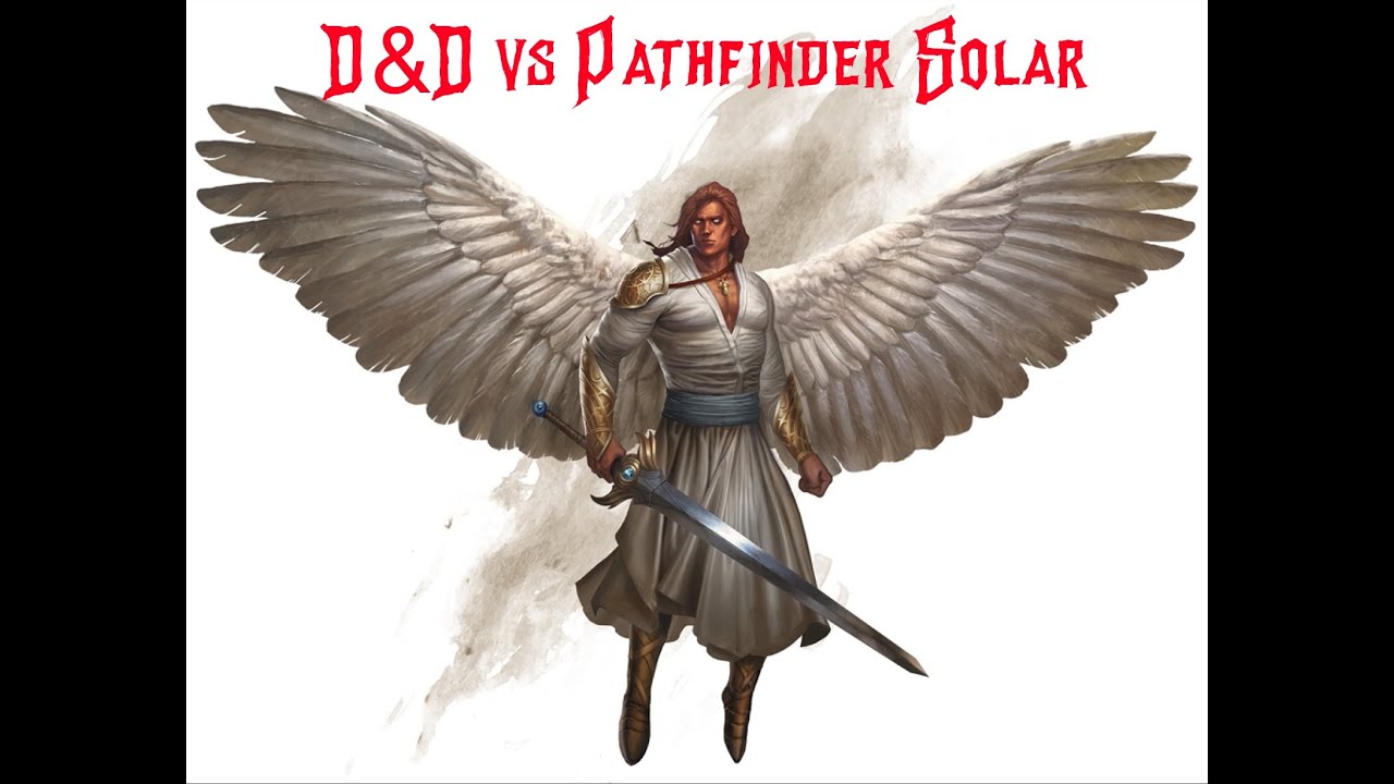 D&D 5E vs Pathfinder 2E: Solar (Angel) - YouTube