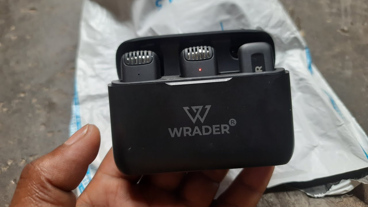 MOBIZAC Professional Grade Dual Wireless Mic with Charging Case for ...