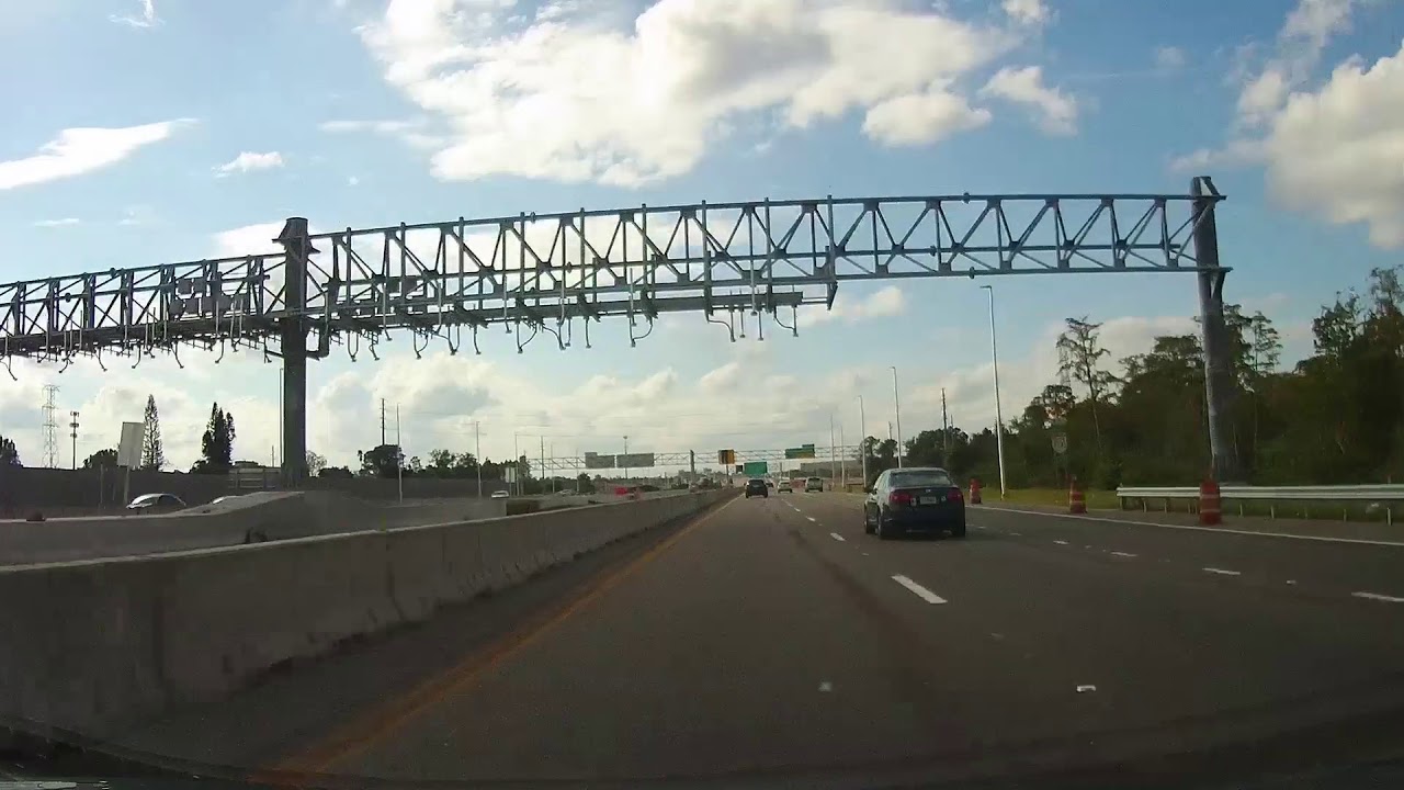 Driving on the Beachline Expressway in Orlando, Florida - YouTube