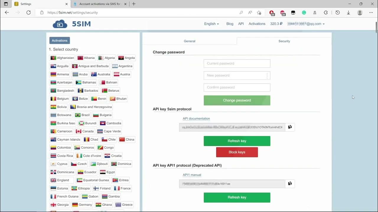 Phone Verification Api Key From 5sim And Smspva Youtube