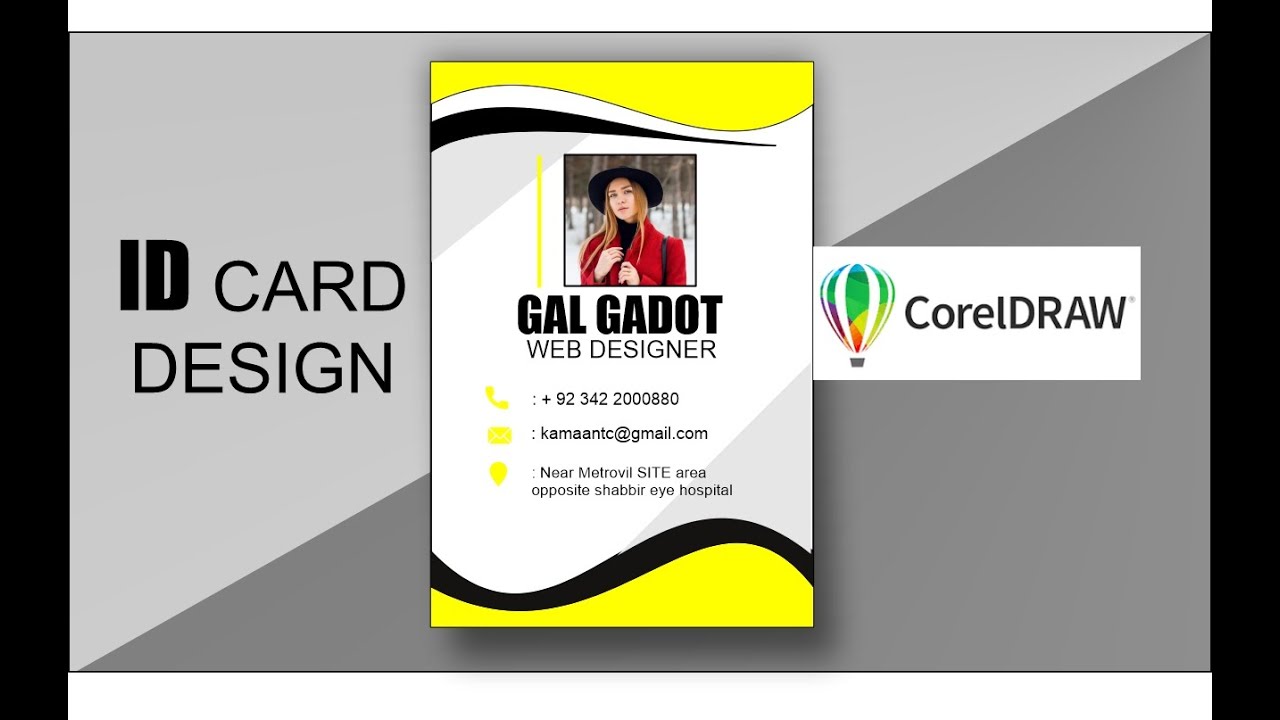 Designing Professional ID Cards in CorelDRAW | A Step-by-Step Tutorial ...