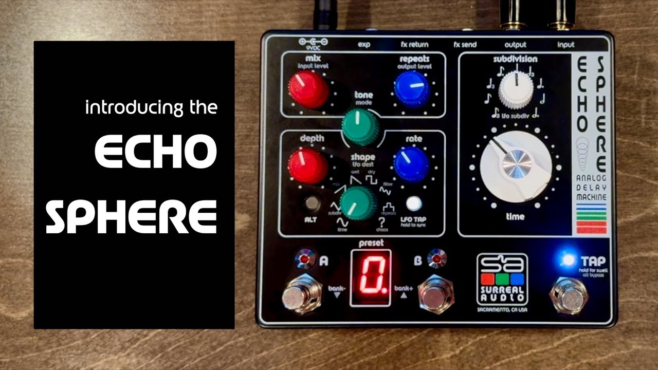 Surreal Audio: Echo Sphere. Part 1 - Basic Controls - YouTube