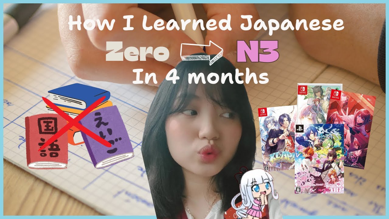 How I Learned Japanese from Zero to N3 Level in Just 4 Months! - YouTube