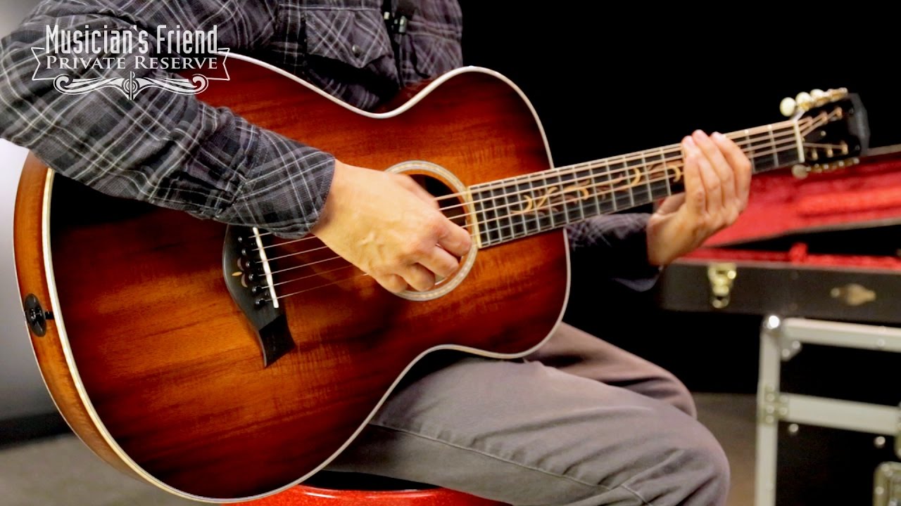 Taylor Koa Series K22e 12-Fret Grand Concert Limited Edition Acoustic ...