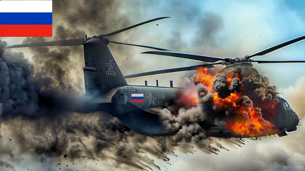 12 MINUTES AGO! Ten Russian CH 471 Chinook Helicopters Full of Korean ...