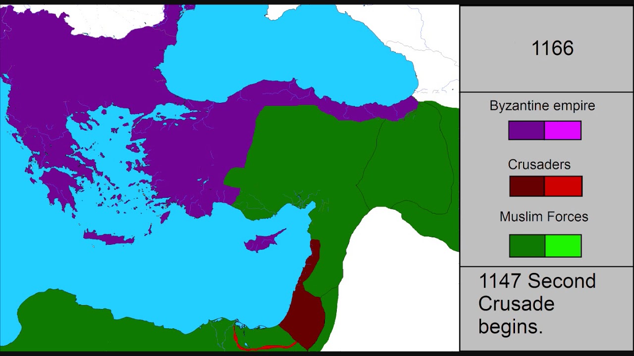 Second Crusades Map