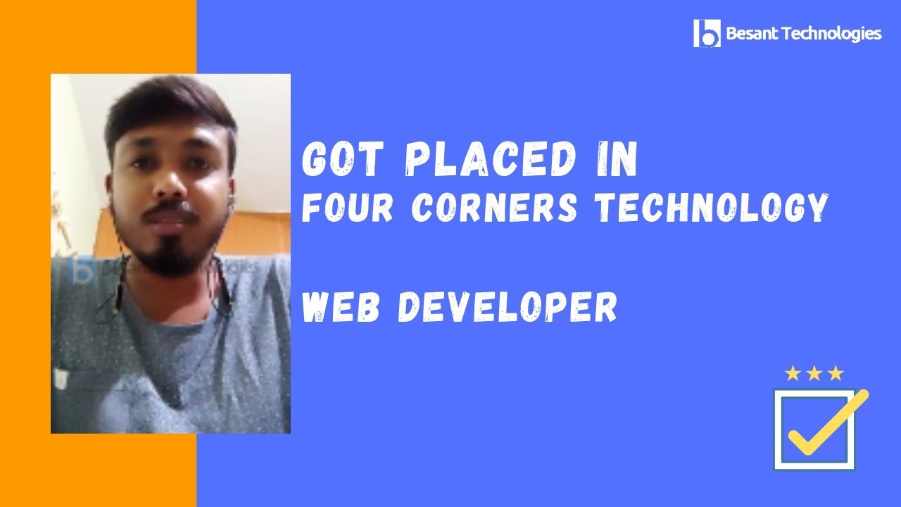 Besant Technologies Rajaji Nagar Reviews | lohith Got Placed as Full Stack Developer | success ...