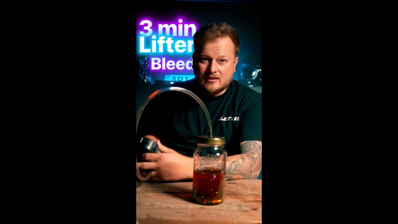How to Bleed Lifters In 3mins - YouTube