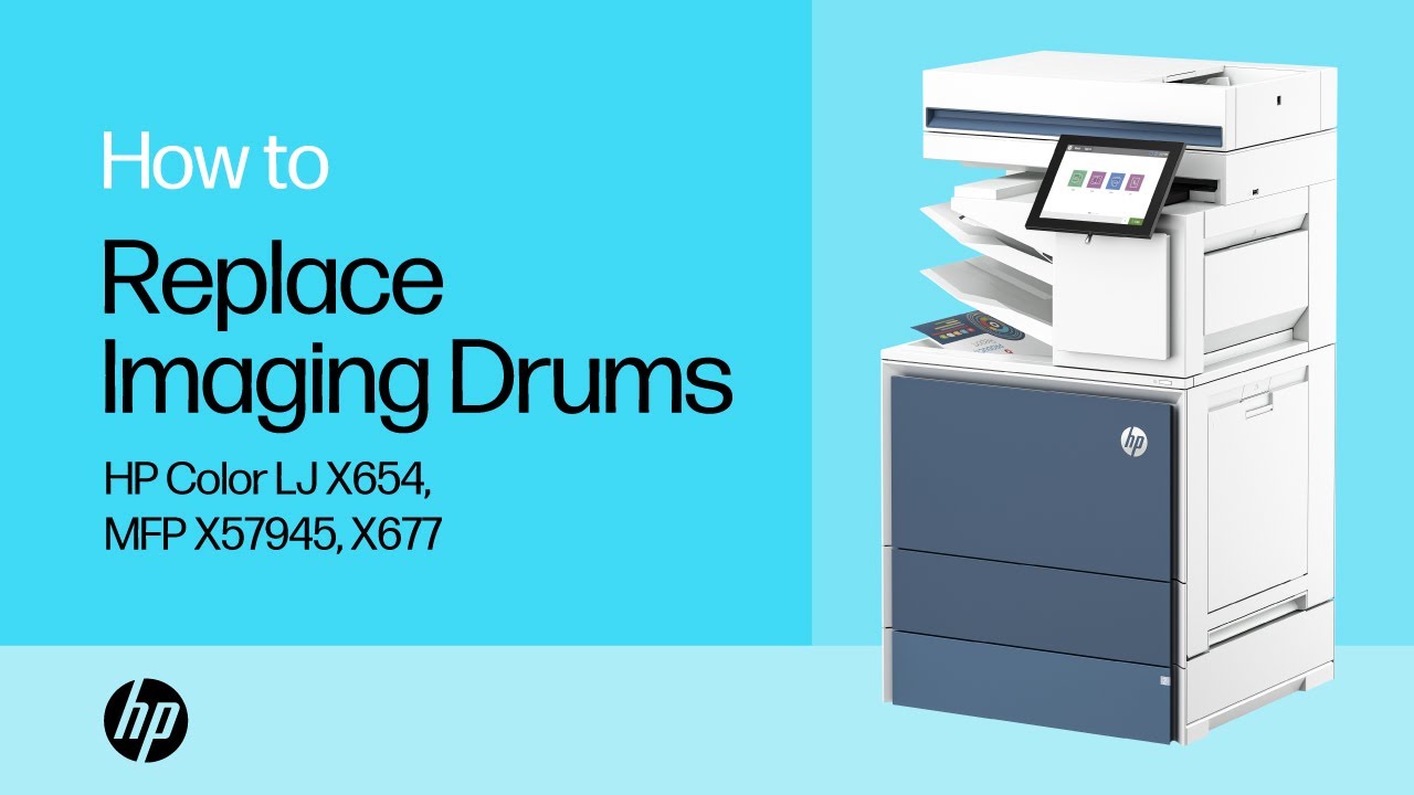 Replace the Imaging Drums | HP Color LaserJet X654, MFP X57945, X677 ...