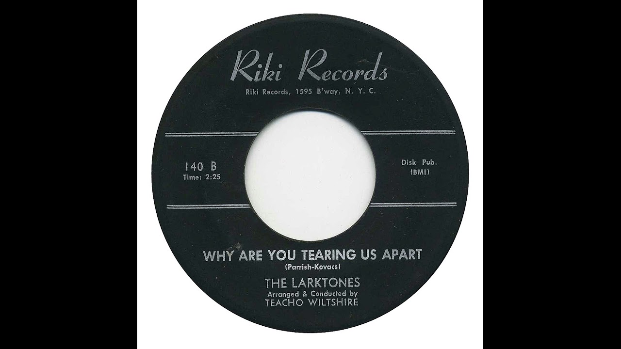 Why Are You Tearing Us Apart - The Larktones - YouTube