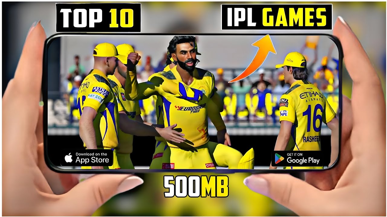 Top 10 Best IPL Cricket Games For Android | New And Old Cricket games ...
