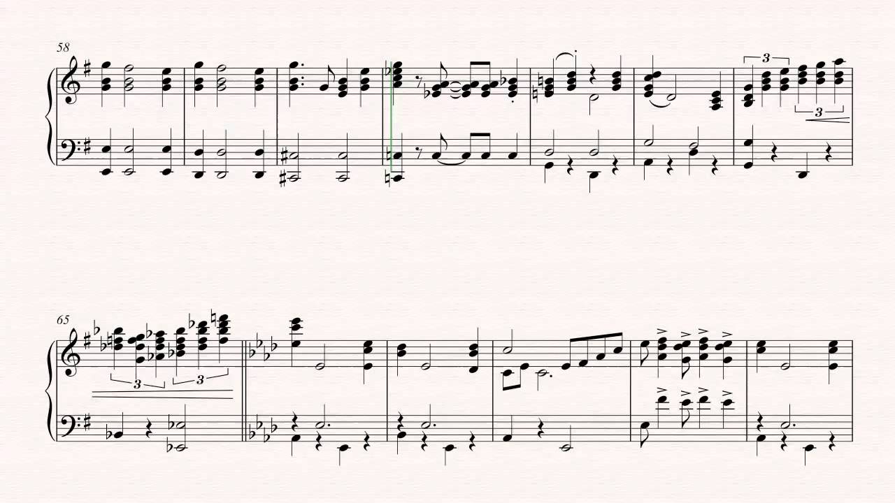 Piano - Springtime for Hitler -The Producers - Sheet Music, Chords ...