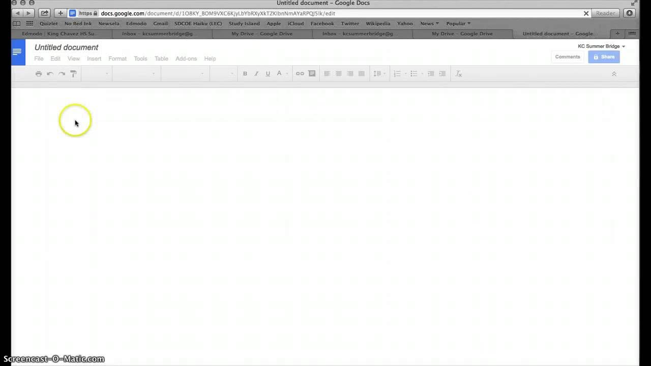 How to Use Google Docs (Introduction) - YouTube