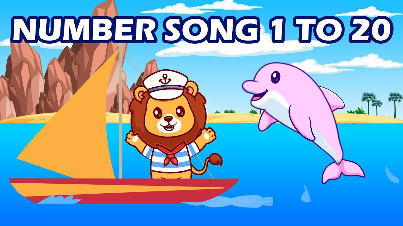 Number song 1-20 | Nursery & Kids Rhymes | Sing Along Song | Animated ...