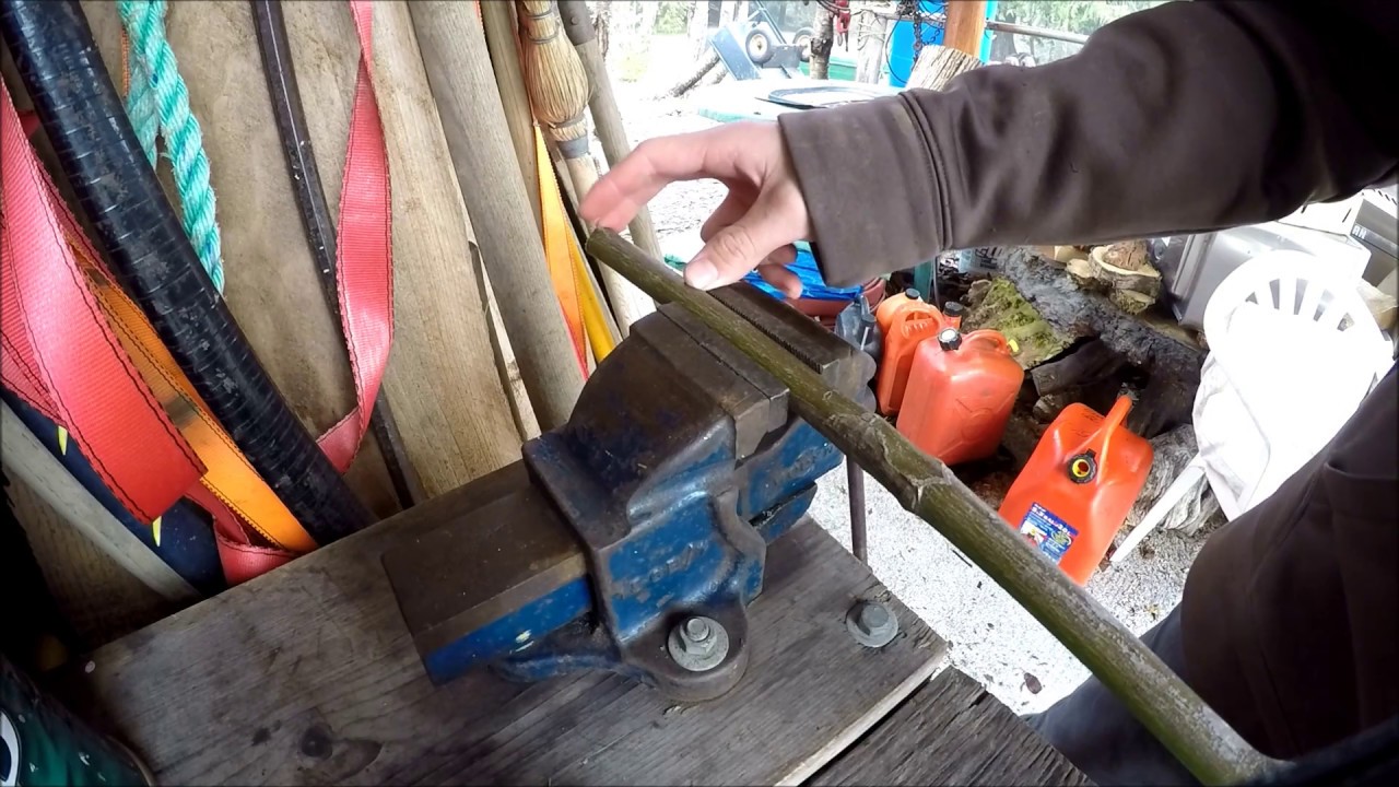 How to make your own maple syrup taps out of wood for FREE - YouTube
