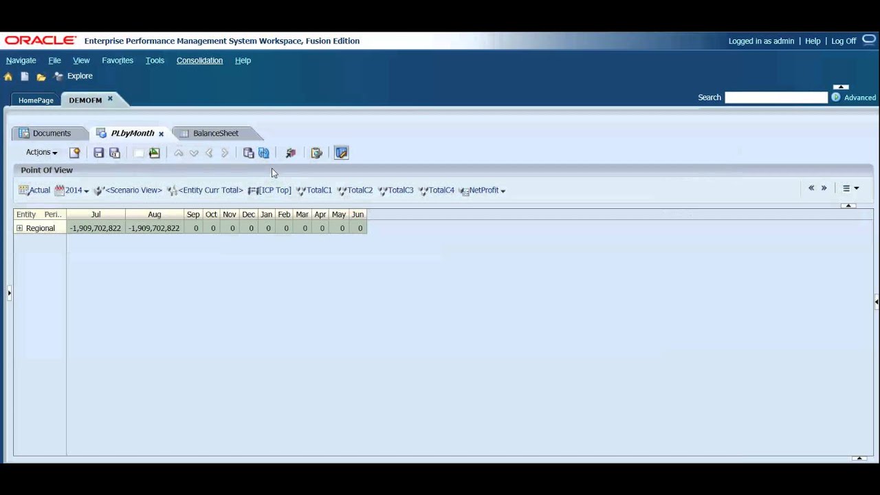 HFM Improved data grid and data form design - YouTube