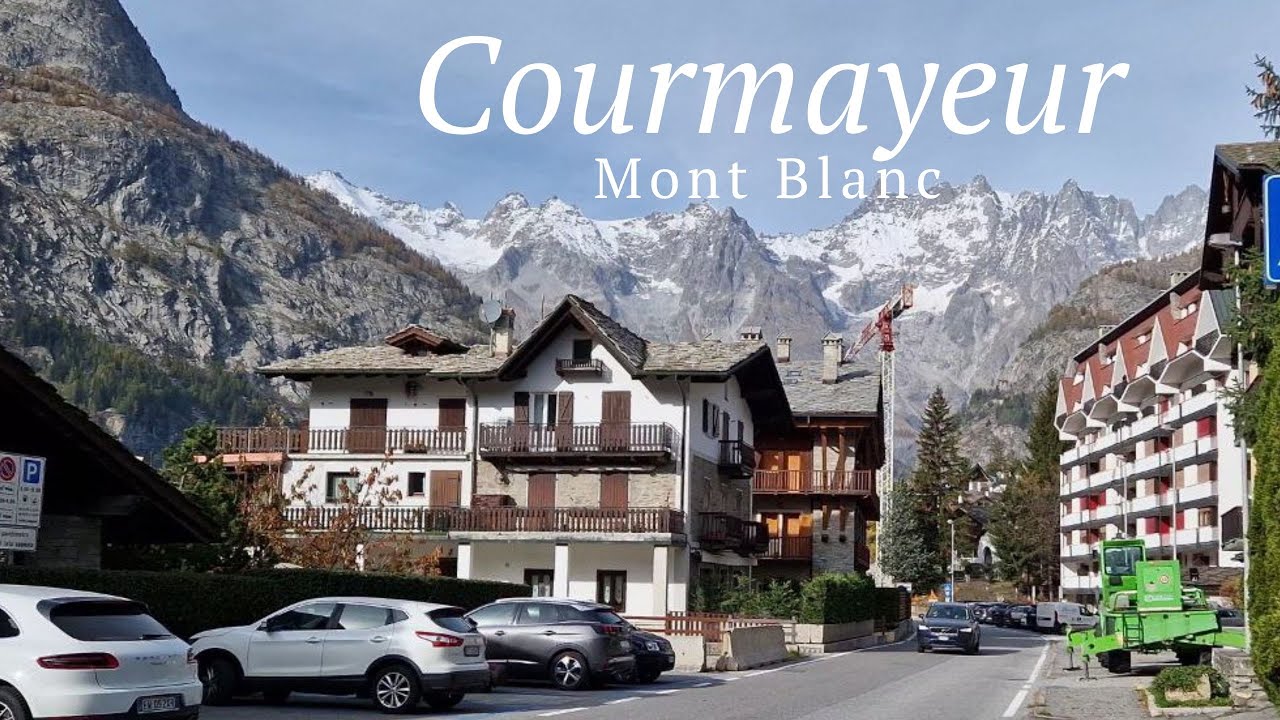 City tour - Courmayeur, Italy. Walking tour of the old town near the ...