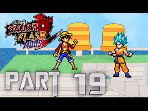 SSF2 MODS PART 19 Luffy,SSGS Goku,Golden Frieza (1080p 30fps) - YouTube