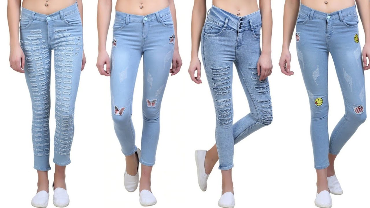Stylish Jeans Design For Girls|Denim Jeans Design|New Dress Design 2021 ...