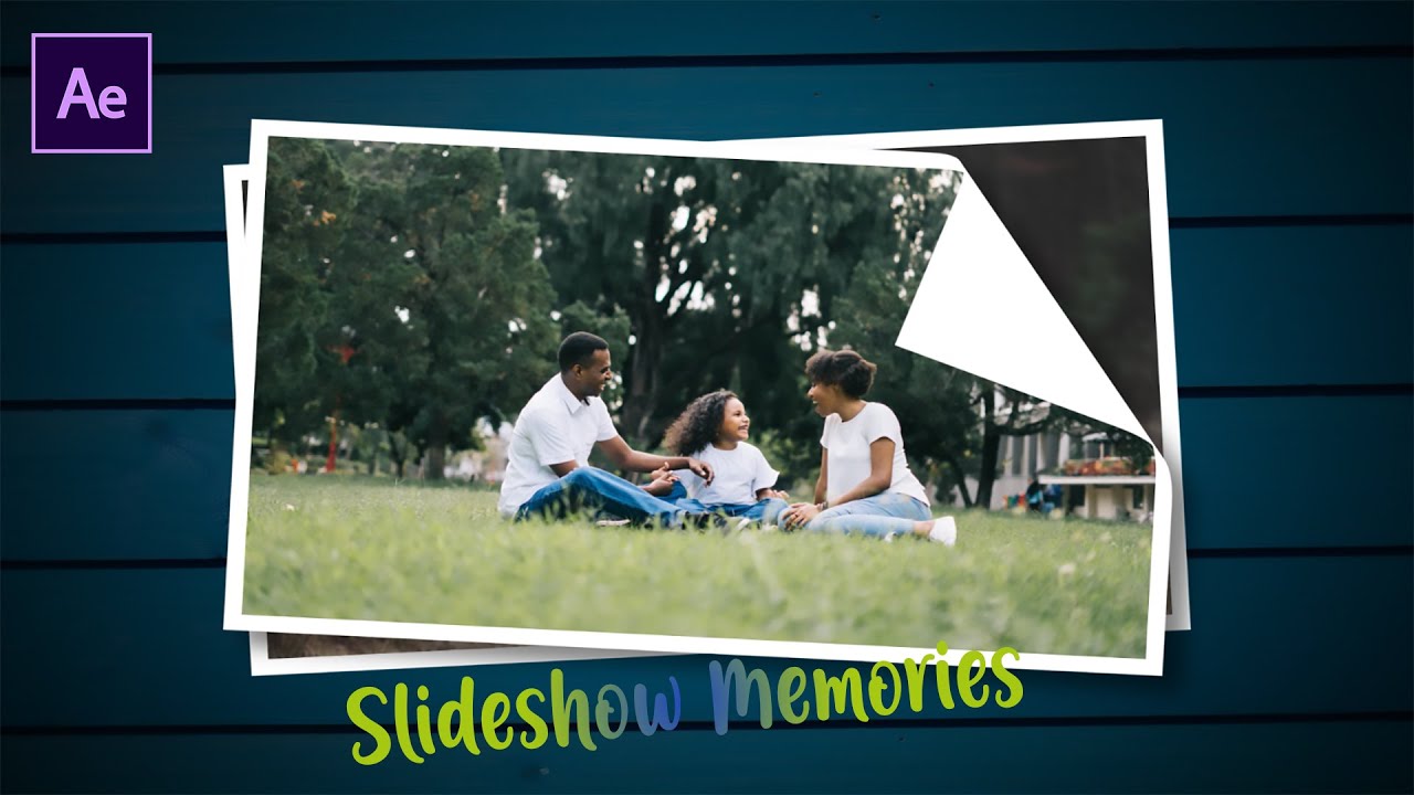 Paper slideshow Animation in after effects tutorial - YouTube