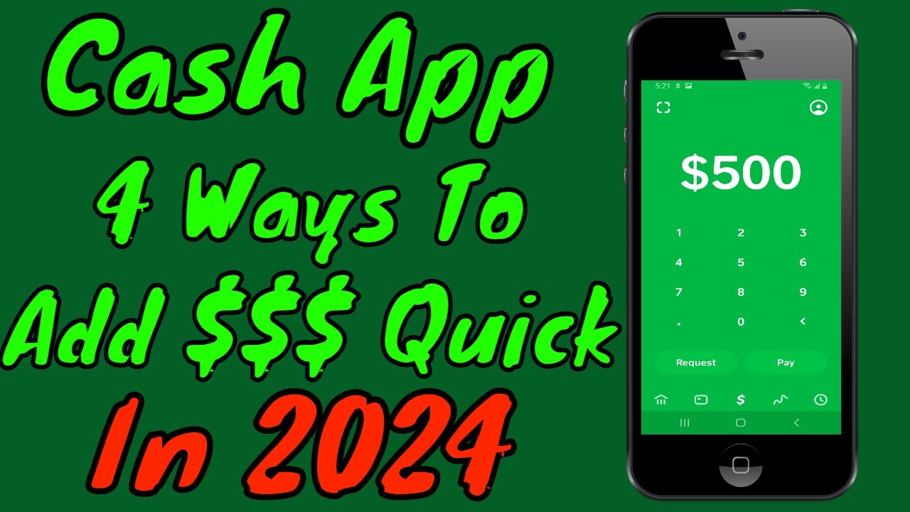 4 Ways On How To Add Money To Cash App ASAP In 2024! - YouTube