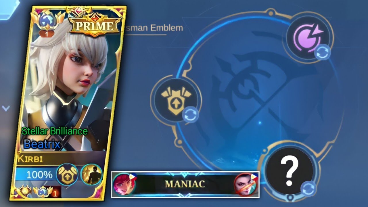 BEATRIX NEW EMBLEM SYSTEM | NEW BEST EMBLEM FOR BEATRIX 2023 - YouTube