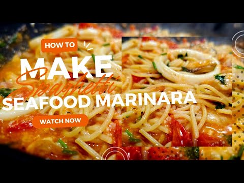 Ultimate Spaghetti Seafood Marinara Recipe - Easy & Delicious! - YouTube