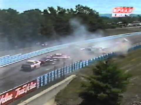 rfsc017a NASCAR Busch North Series action during the Little Trees 150 ...