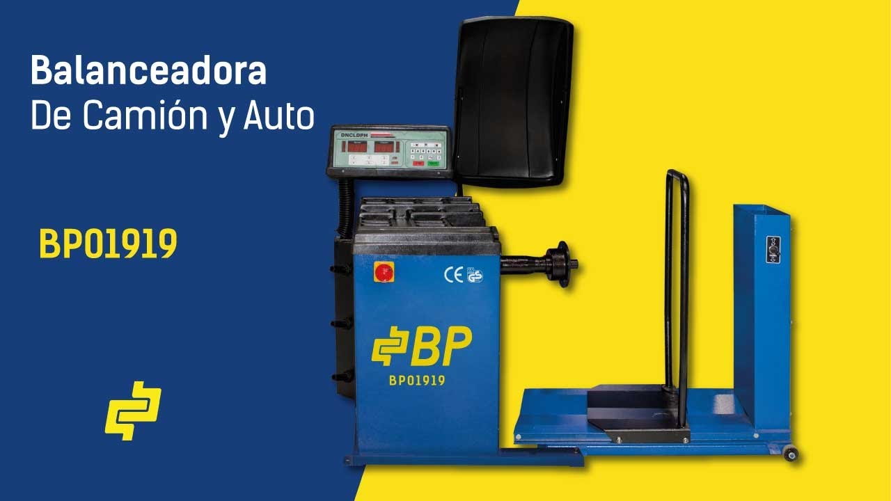 Calibración y Balanceo de la Balanceadora de Autos y Camiones - BP01919 ...