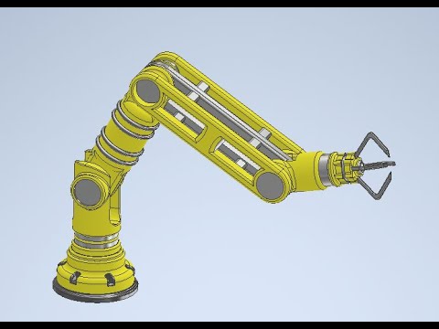 Simulacion Robot de 5GDL Interfaz Inventor Matlab - YouTube